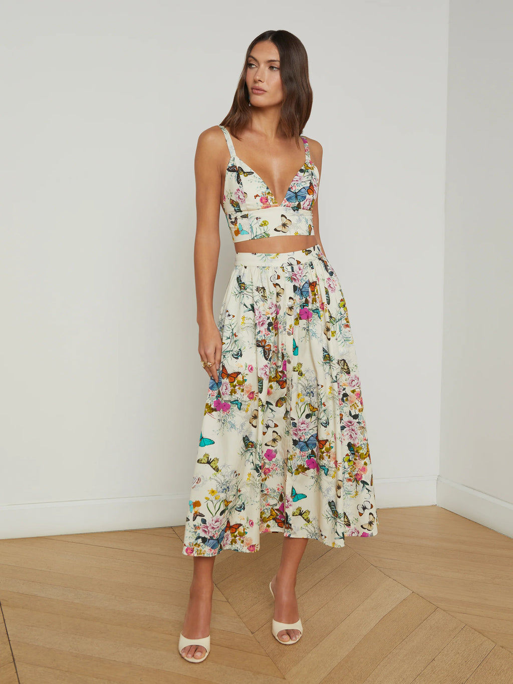 Seina Poplin Midi Skirt – The Augusta Clothing Company